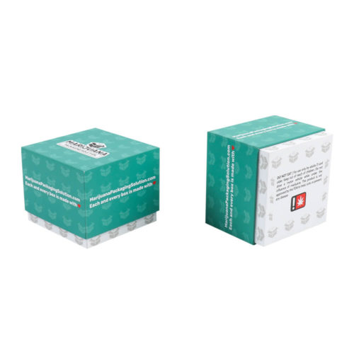 Custom Telescoping Box For 2 oz Containers Packaging