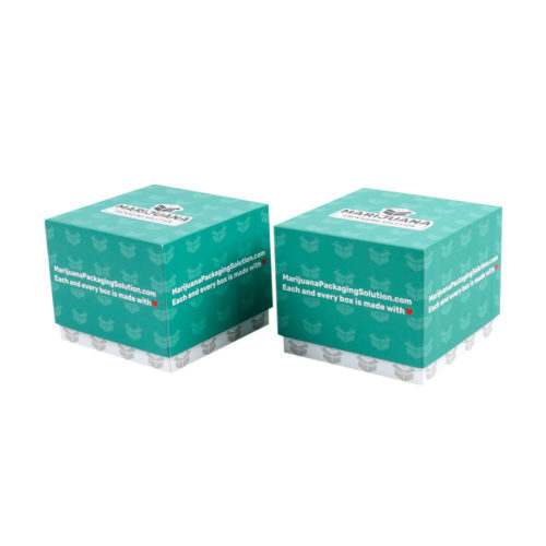 Custom Telescoping Box For 2 oz Containers Packaging