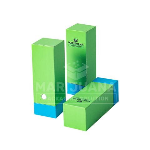 Custom Delta-8 Packaging Lid-Off Boxes With CR Button - MPS