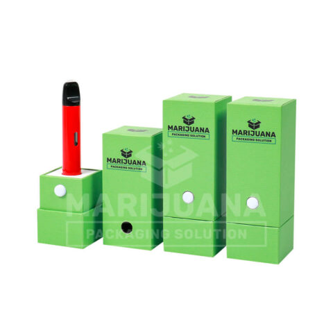 Custom Dab Pen Packaging Cuboid Boxes - Childsafe