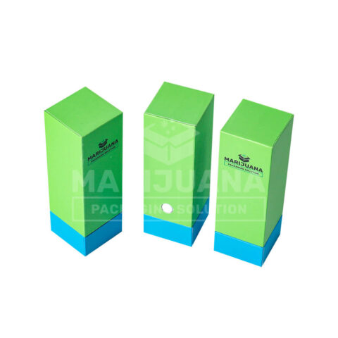 Custom Delta-8 Packaging Lid-Off Boxes With CR Button - MPS