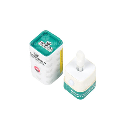 Custom Child-resistant Vape Cart Packaging Square Cardboard Tubes