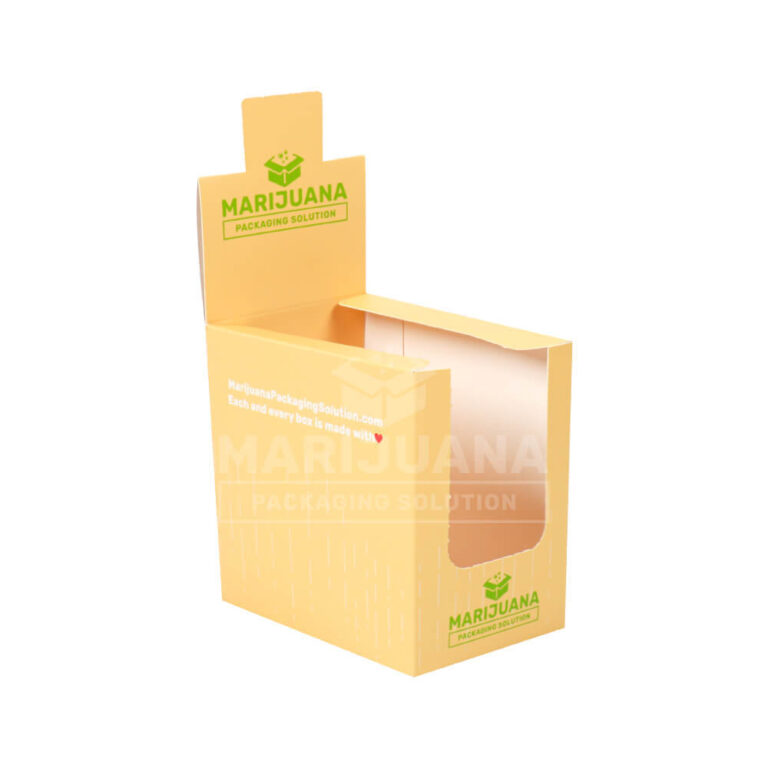 Custom Pre Roll Display Boxes - Auto Lock Bottom Boxes