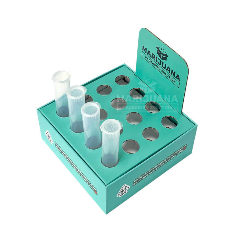 Custom Cardboard Display Boxes For Pre-Roll Tubes - MPS