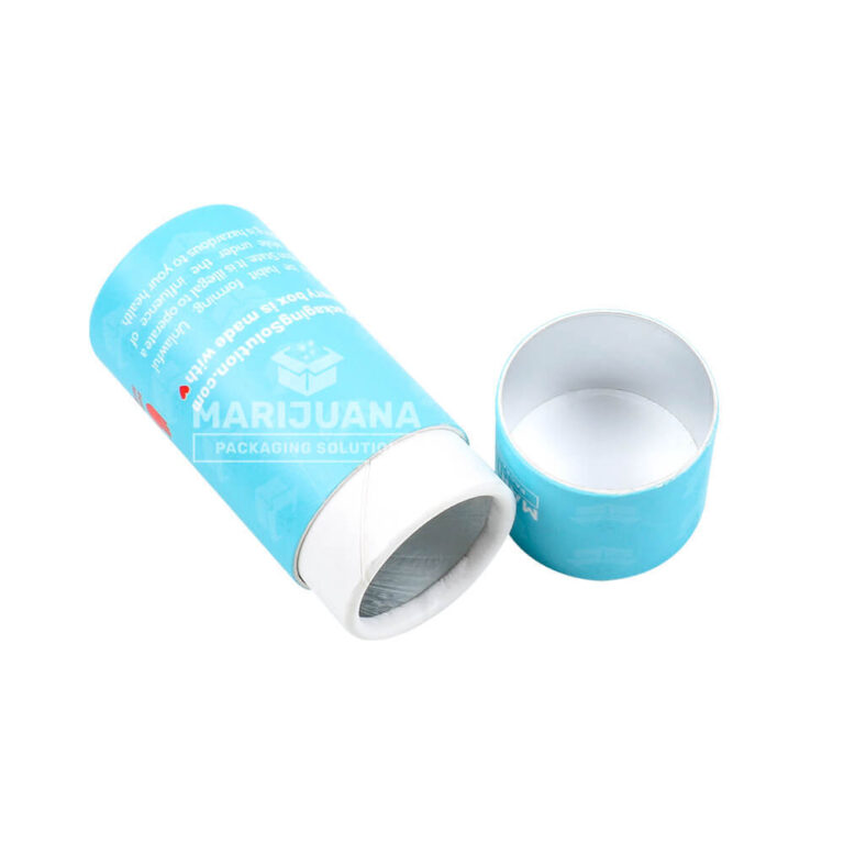 Custom Weed Jars - Sustainable Cannabis Packaging Paper Cans (Aluminum ...