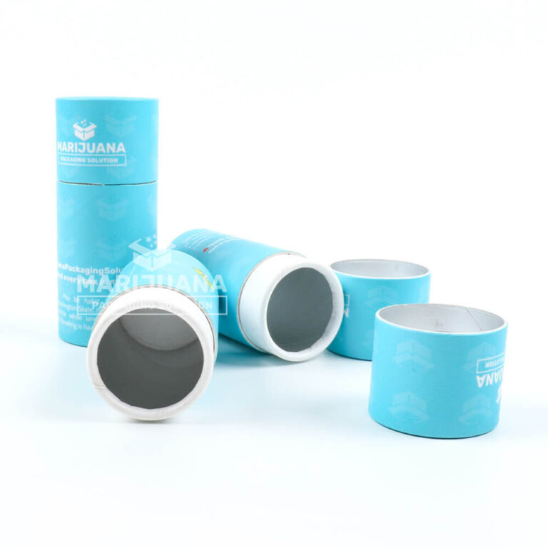 Custom Weed Jars - Sustainable Cannabis Packaging Paper Cans (Aluminum ...