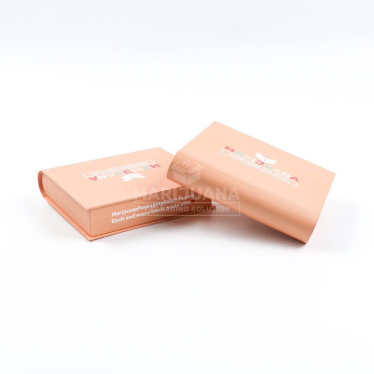 Custom Hardcover Book-Style Box for Multi-Pack Pre-Rolls