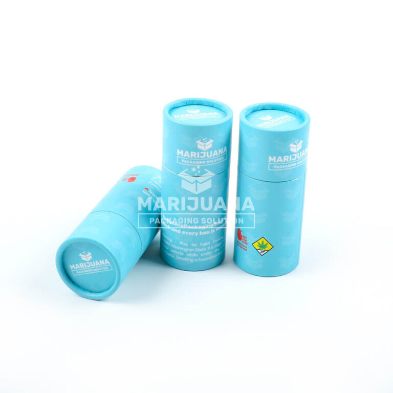 Custom Weed Jars - Sustainable Cannabis Packaging Paper Cans (Aluminum ...