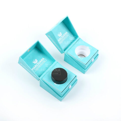 Child-Resistant Concentrate Boxes with Bottom Window - Ring Box Style