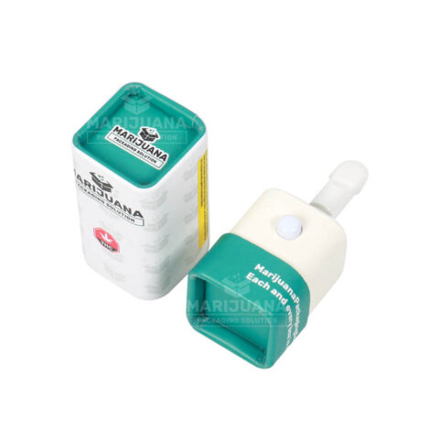 Custom Child-resistant Vape Cart Packaging Square Cardboard Tubes