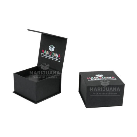 Custom Dab Containers Magnetic Box For Square Concentrate Jars