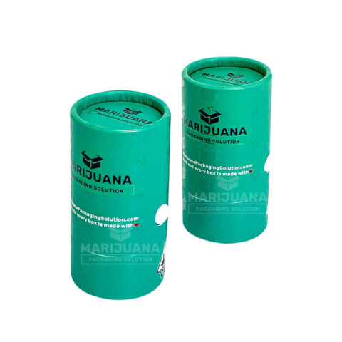 Custom Vape Pod Packaging - Child-resistant Paper Tube - Custom Print