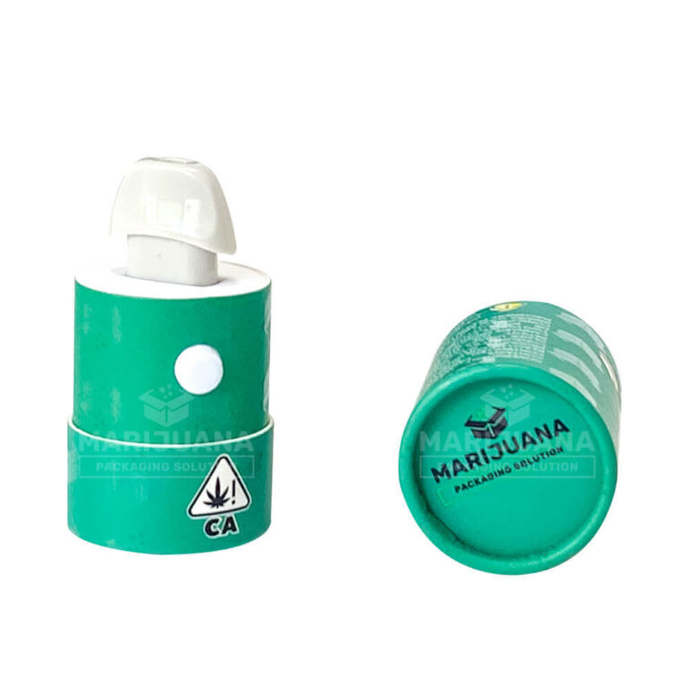 Custom Vape Pod Packaging - Child-resistant Paper Tube - Custom Print