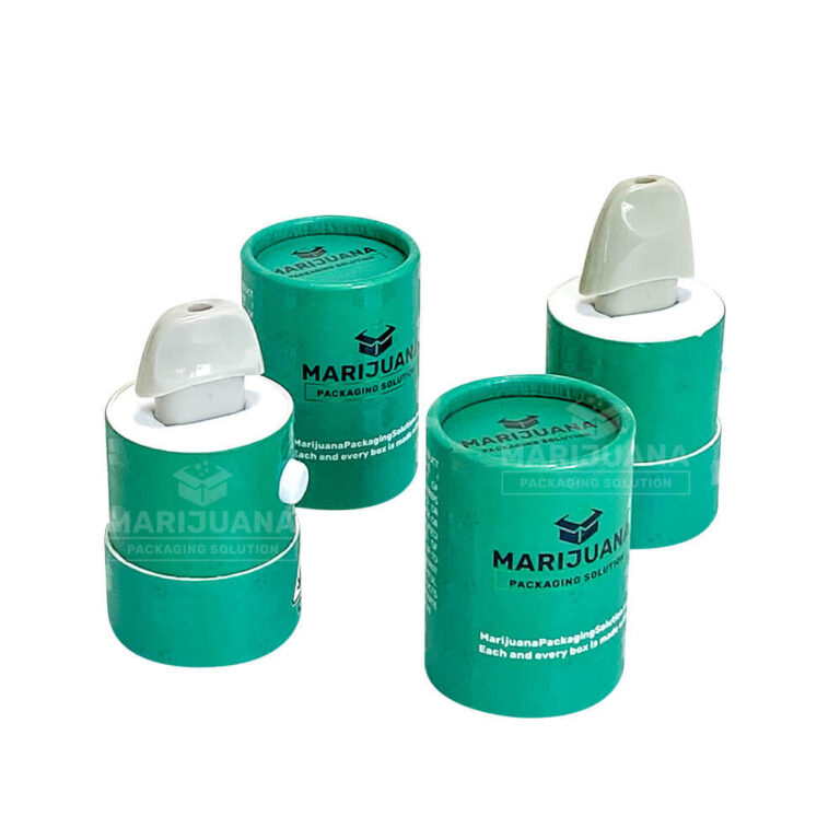 Custom Vape Pod Packaging - Child-resistant Paper Tube - Custom Print