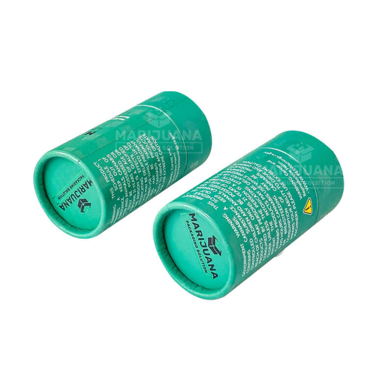 Custom Vape Pod Packaging - Child-resistant Paper Tube - Custom Print